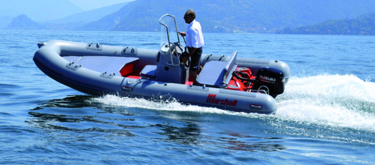 Marshall M2 motorizzato con Suzuki DF40A, la prova in mare