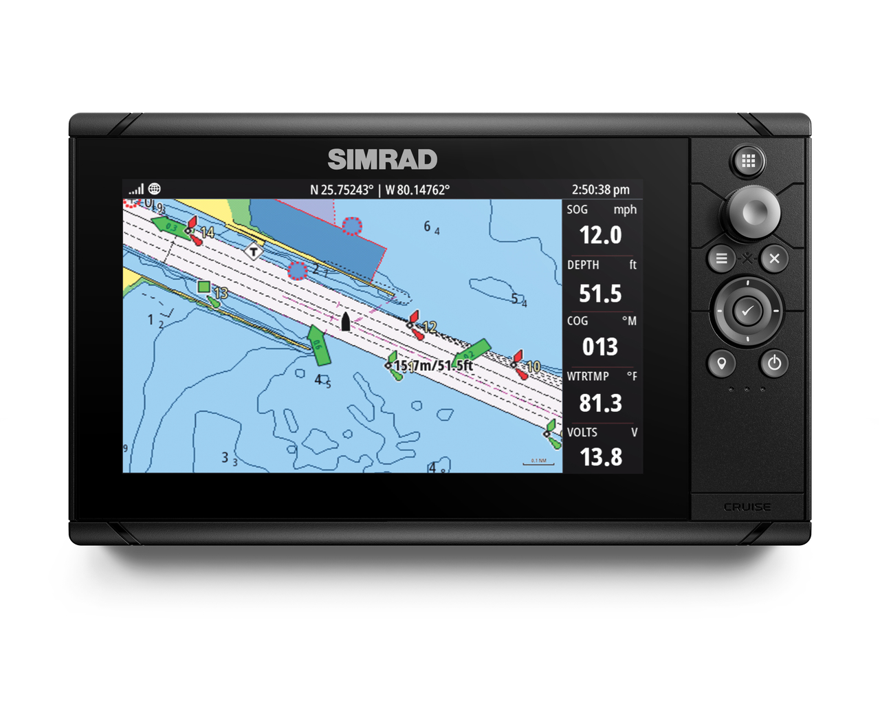 Elettronica sofisticata, ma facile nell'utilizzo: Simrad Cruise