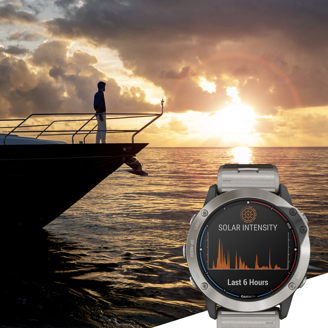 quatix 6x Solar lo smartwatch multisport ideale per il mondo nautico