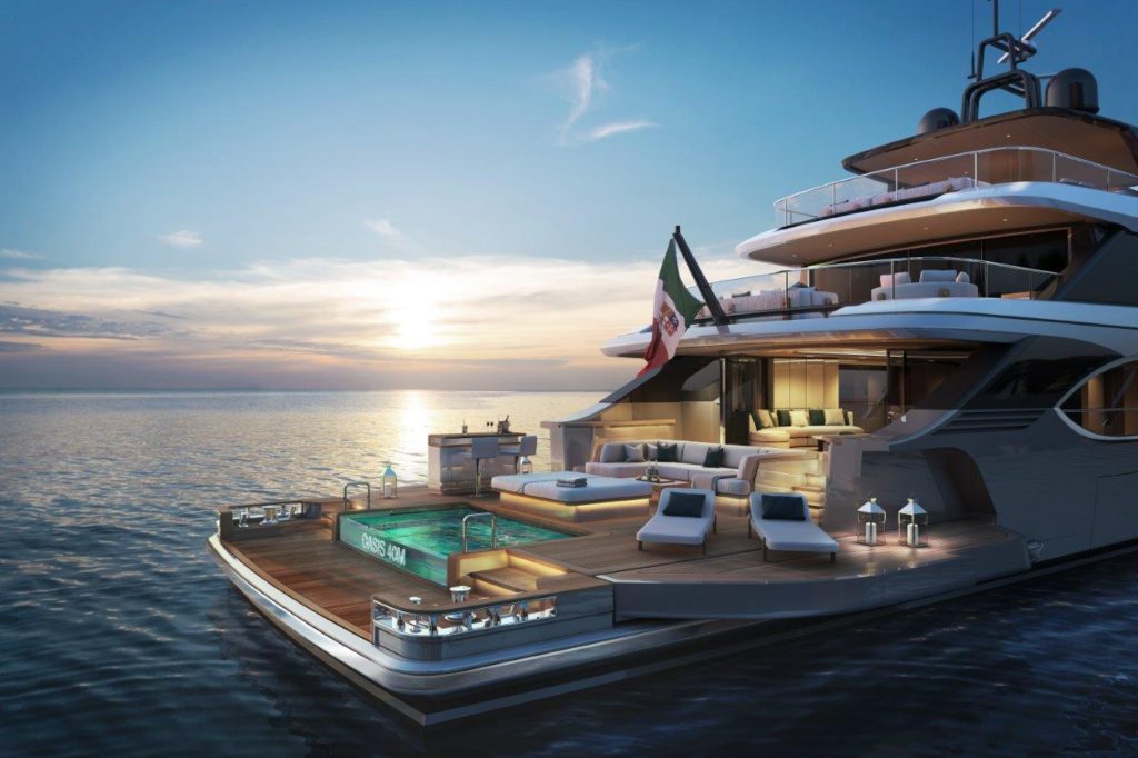 Benetti Oasis 40M: linee dinamiche, ampi spazi e design raffinato