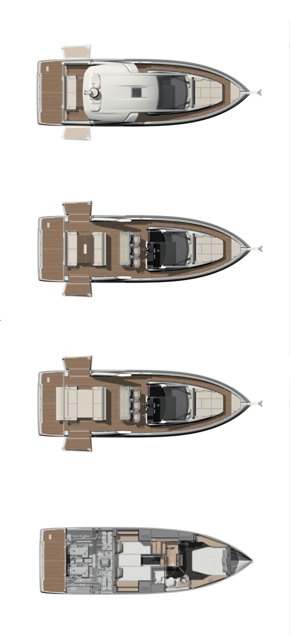 Jeanneau DB/37 IB: il test con due EFB Volvo Penta D4 da 320 hp